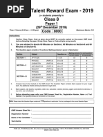 Tallentex Sample Paper Class 9 - TOAZ - INFO | PDF