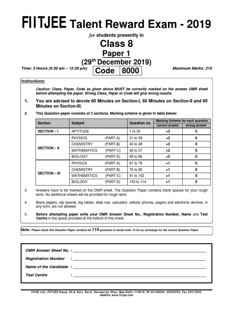 Class 8 Ftre Latest | PDF | Carbon | Fraction (Mathematics)