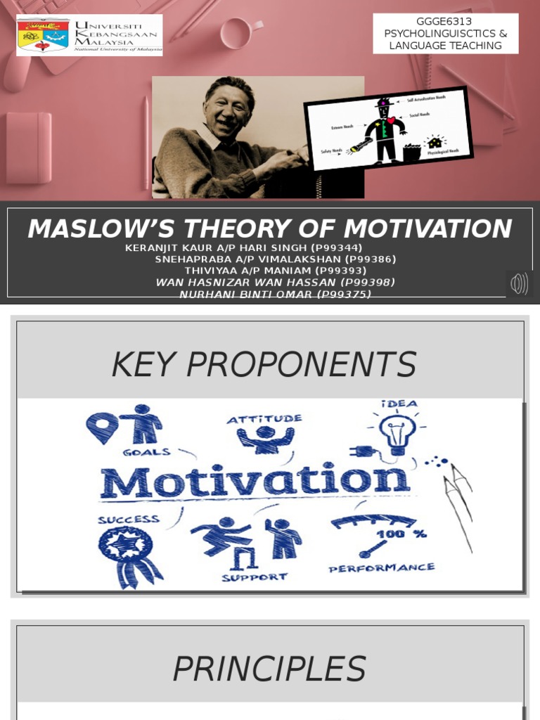 Maslow's Theory of Motivation | PDF | Self Actualization | Motivation