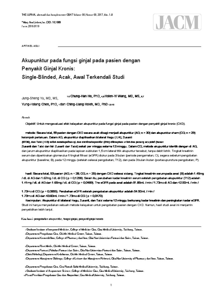 Jurnal Akupuntur - En.id | PDF