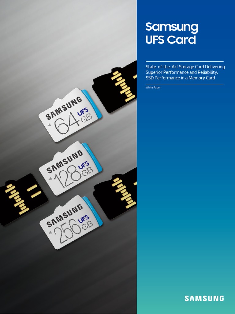 UFS Card White Paper 180612 PDF | PDF | Solid State Drive | Signal To ...