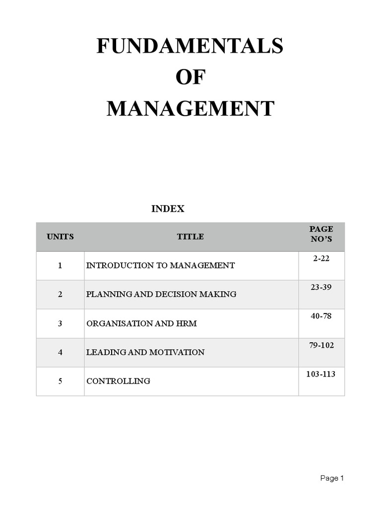 Fundamentals of Management | PDF | Employment | Competition
