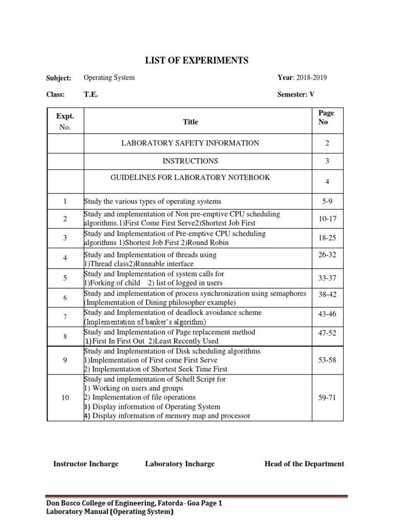 OS Lab Manual | PDF | Operating System | Method (Computer Programming) OS Lab Manual | PDF | Operating System | Method (Computer Programming)