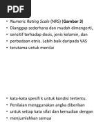 Numeric Rating Scale - Nrs | PDF
