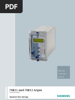 7sr1206 Relay Model | PDF | Relay | Power Supply