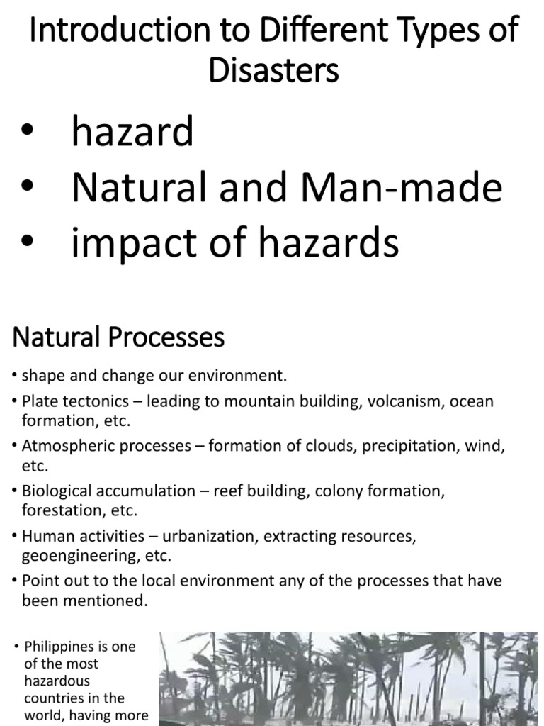 Lesson 1 | PDF | Hazards | Natural Environment