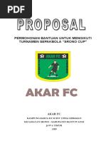 PROPOSAL Turnamen Sepakbola | PDF | Olahraga & Rekreasi
