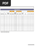Excel Template Manpower Planning, Manpower Efficiency, Manpower ...