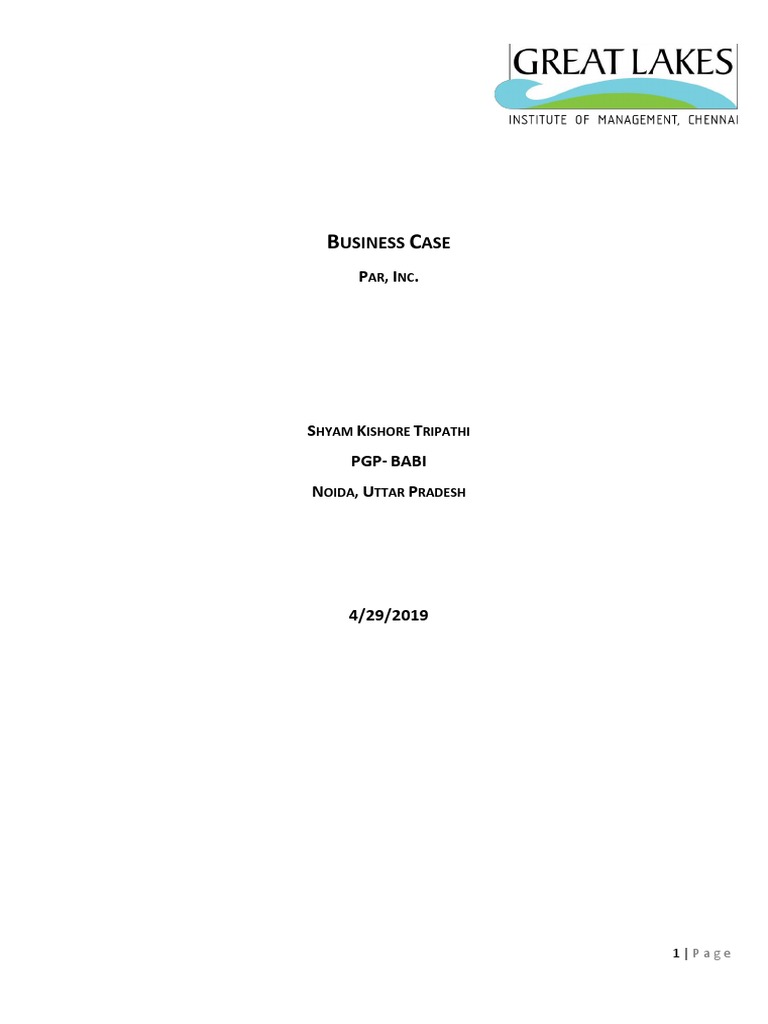 Par Report | Download Free PDF | Student's T Test | Standard Deviation