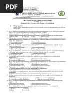 Pagbasa at Pagsusuri Exam 1 | PDF