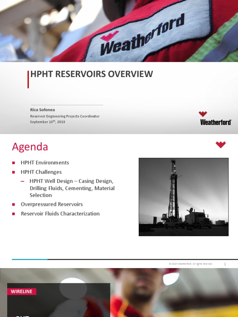 HPHT Reservoirs - Overview 16-20 - Sep - 2019 PDF | PDF | Casing ...