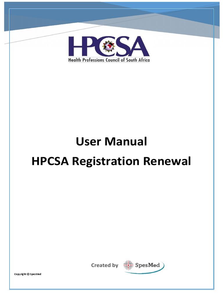 HPCSA - User - Manual - V1.2 PDF | PDF | Qr Code | Payments