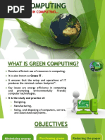 Green Computing Presentation | PDF