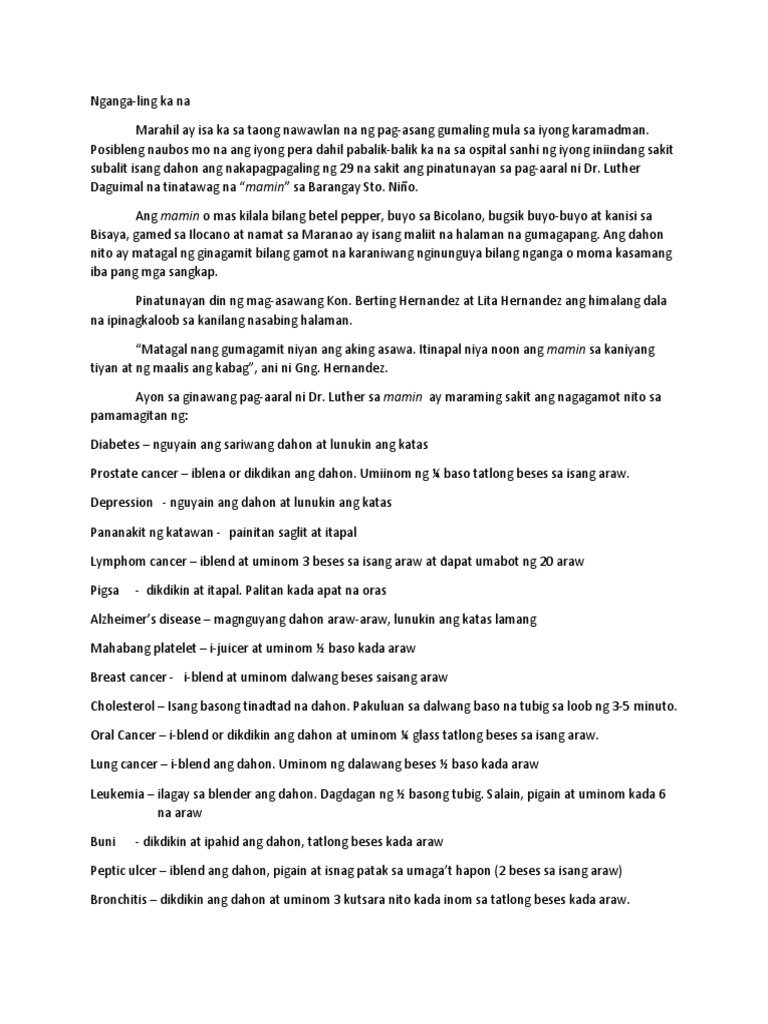 Sample Tagalog News | PDF