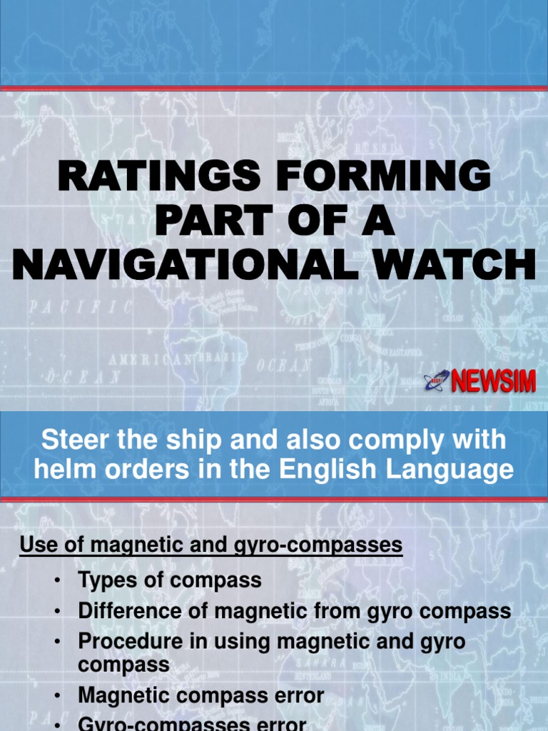 Ratings Forming Part of Navigational Watch | PDF | Shipping | Water ...