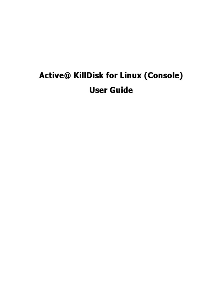 Kill Disk | PDF | Computer File | File System