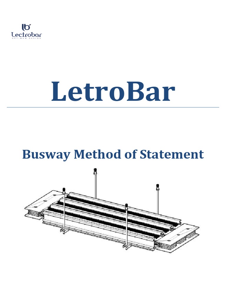 Busway Installation Method Statement | PDF | Personal Protective ...