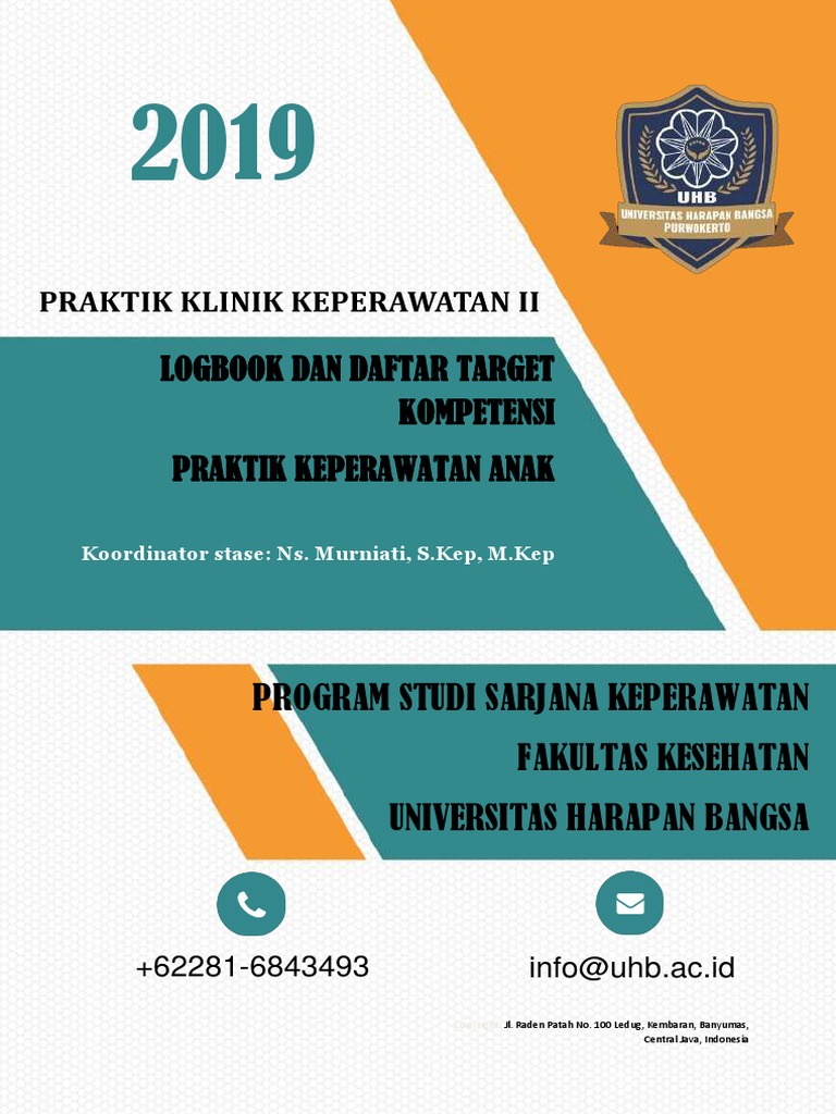 Logbook Kep. Anak (PKK 2) - S1 Kep - 2019 | PDF | Kesehatan Holistik