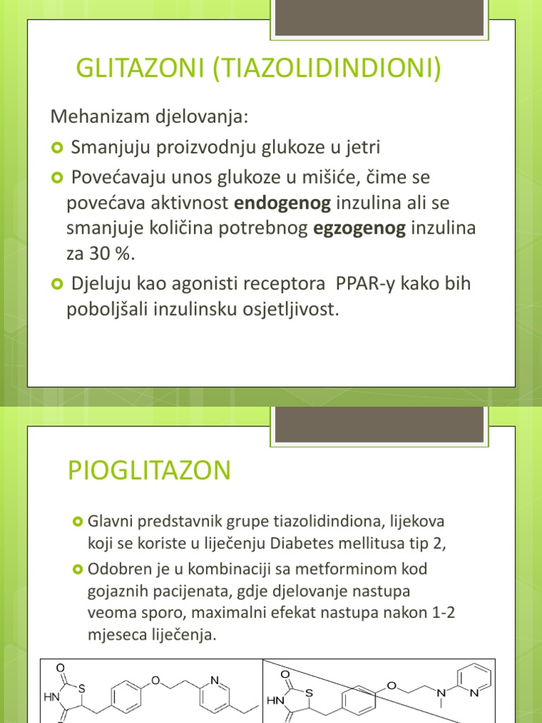 Glitazoni (Tiazolidindioni) | PDF