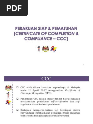 Prosedur Untuk Dapatkan Kelulusan Ccc - historyploaty