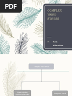 English Word Stress Rules With Exercises and Compound Adjectives | PDF ...