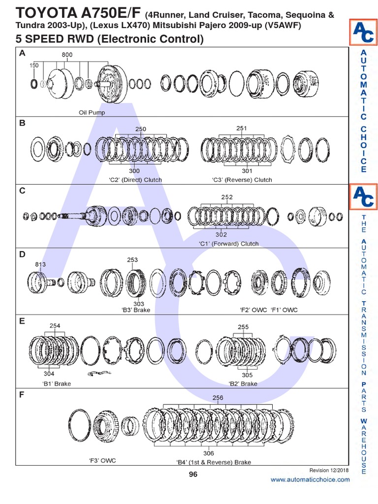 Aw A750e | PDF | Clutch | Vehicles
