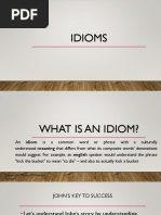 Johns-Keys-To-Success-Idioms in Context | PDF