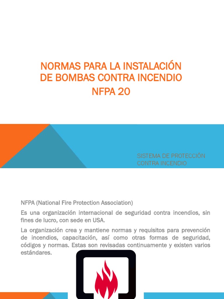 Nfpa 20 | PDF | Bomba | Presión