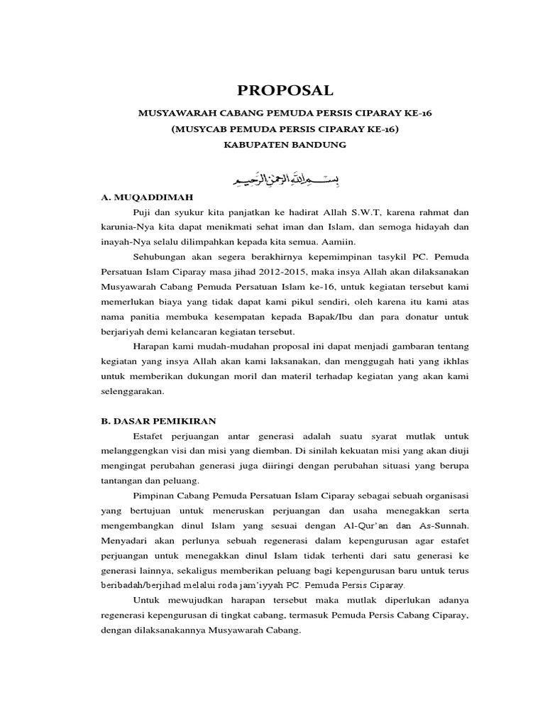 PROPOSAL Muscab | PDF