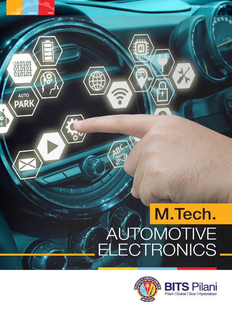 M.Tech in Automotive Electronics Program | PDF | Embedded System ...