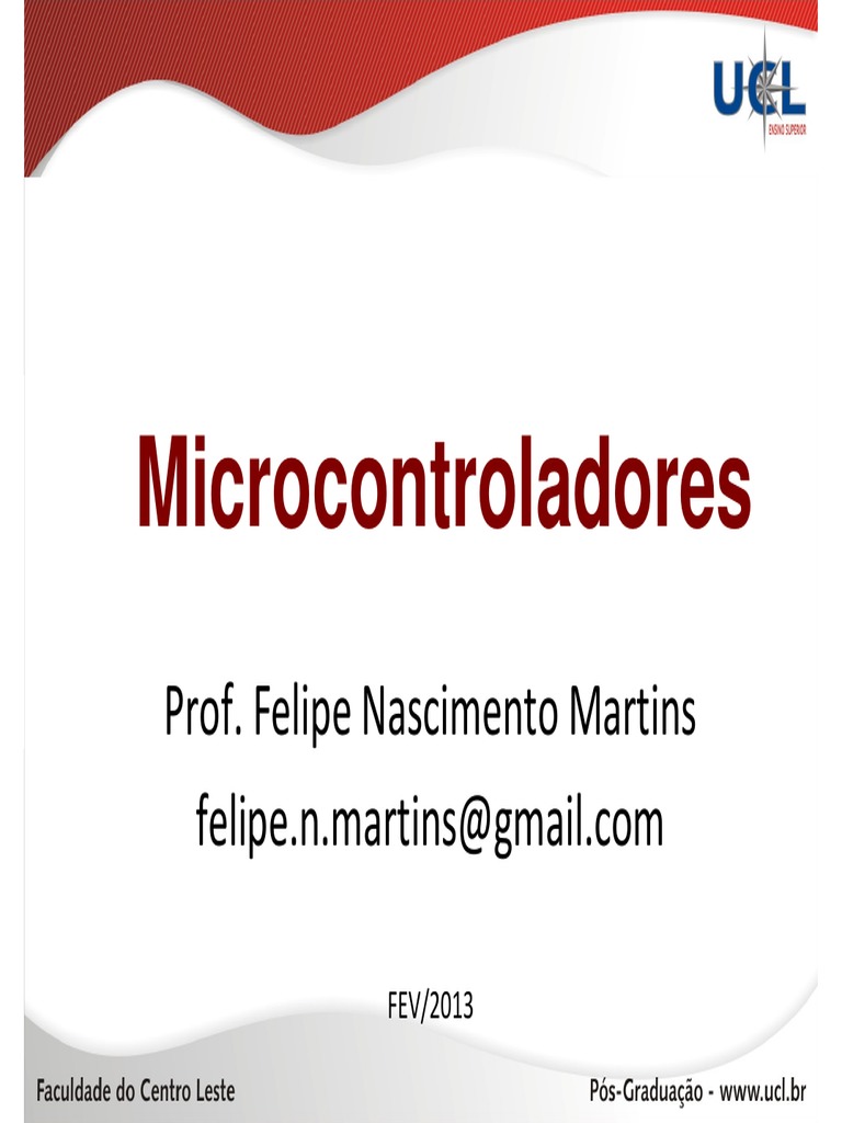 01 Microcontroladores - Intro Arduino | PDF | Arduino | Microcontrolador 01 Microcontroladores - Intro Arduino | PDF | Arduino | Microcontrolador