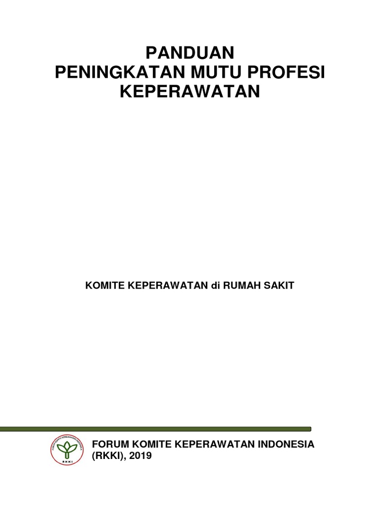 Panduan Mutu Keperawatan 2019 | PDF