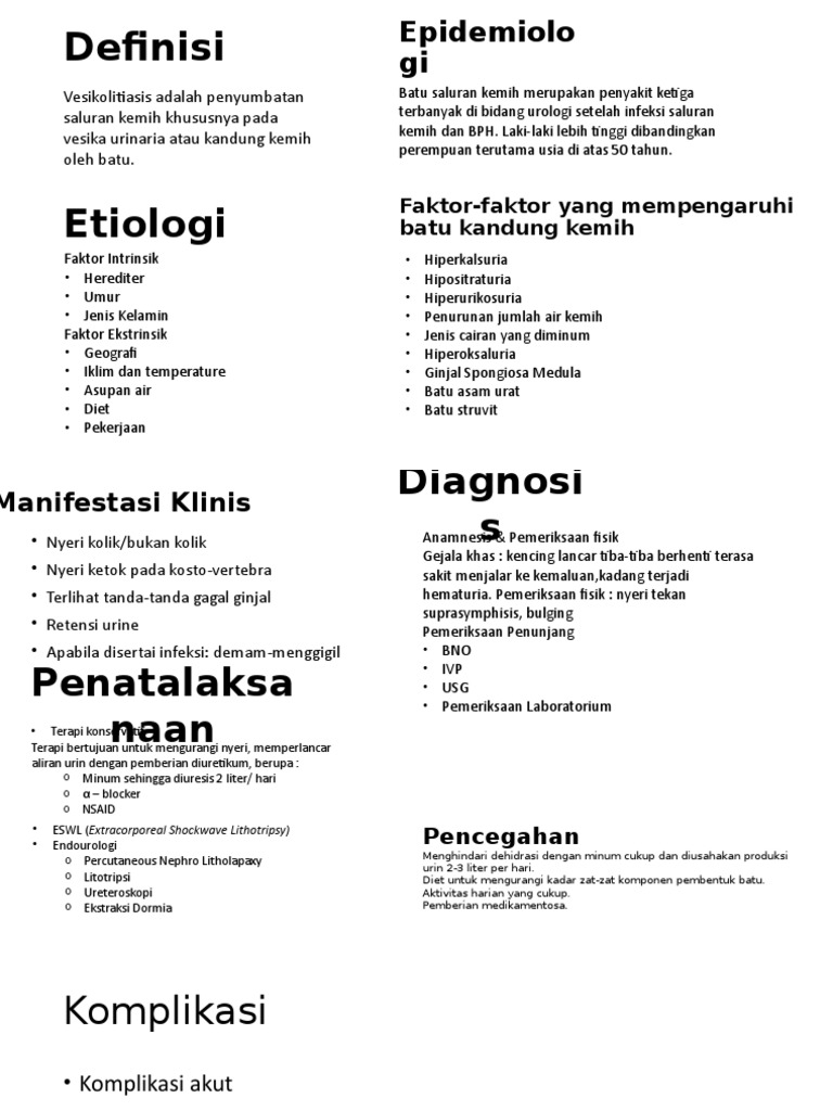 DD Vesikolithiasis | PDF