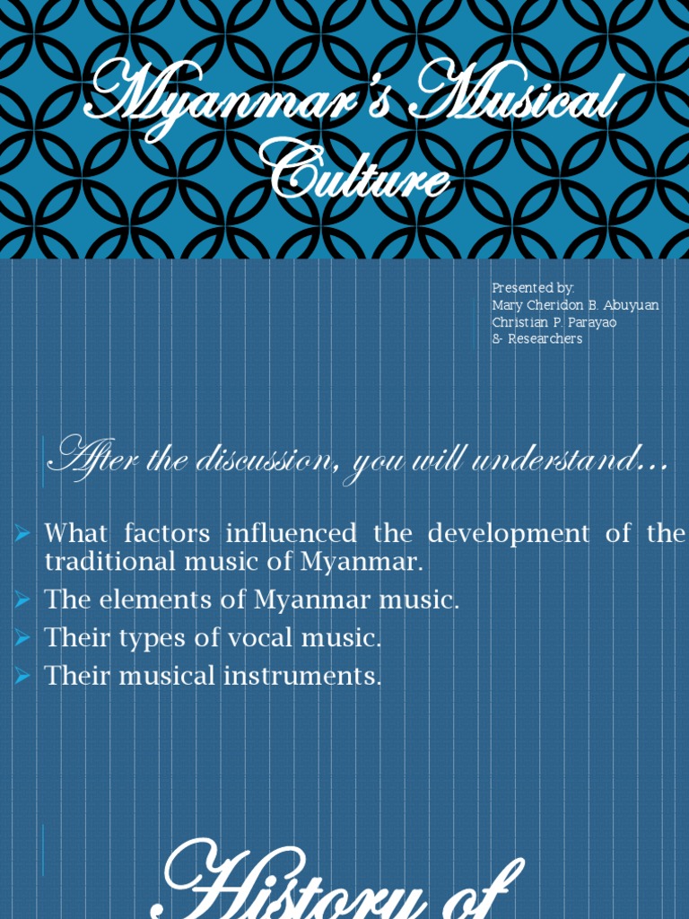 Overview of Myanmar's Traditional Music | PDF | Myanmar | Musical ...
