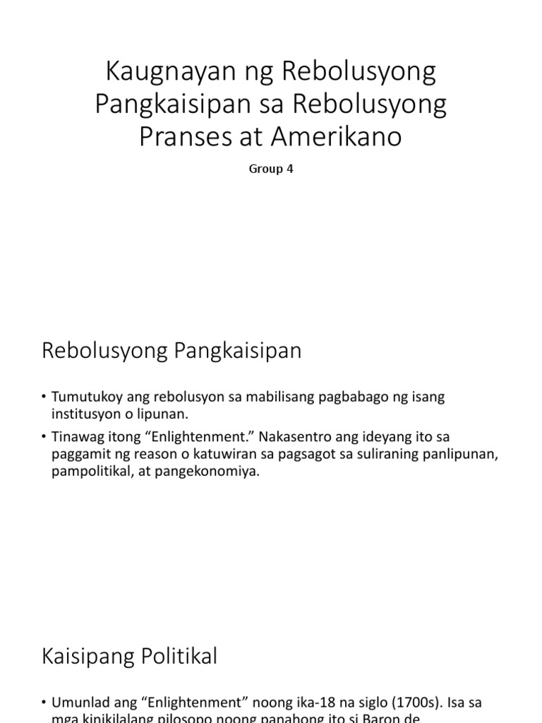 REBOLUSYON | PDF