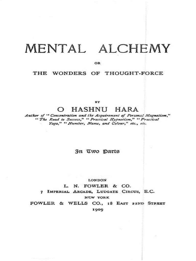 Mental Alchemy PDF | PDF | Mind | Soul