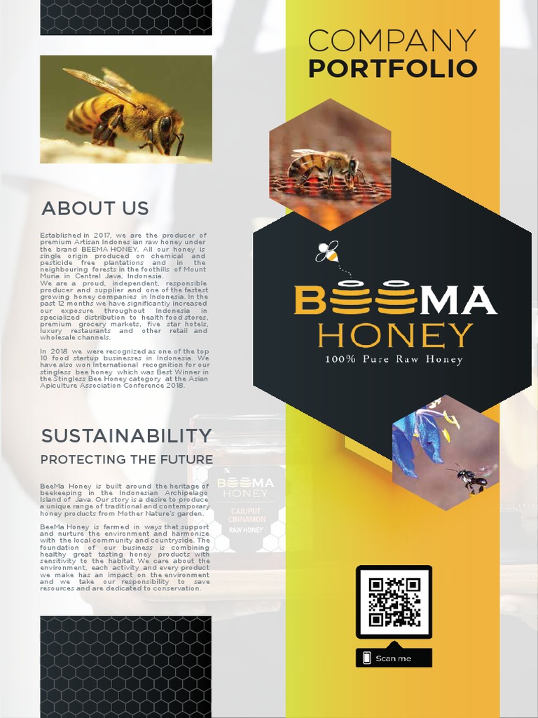 BeeMa Honey Company Profile Resized | PDF | Honey | Beekeeping