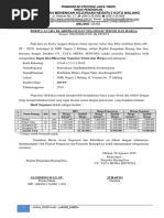 Contoh Format Berita Acara Penyelesaian Pekerjaan (Bapp) | PDF