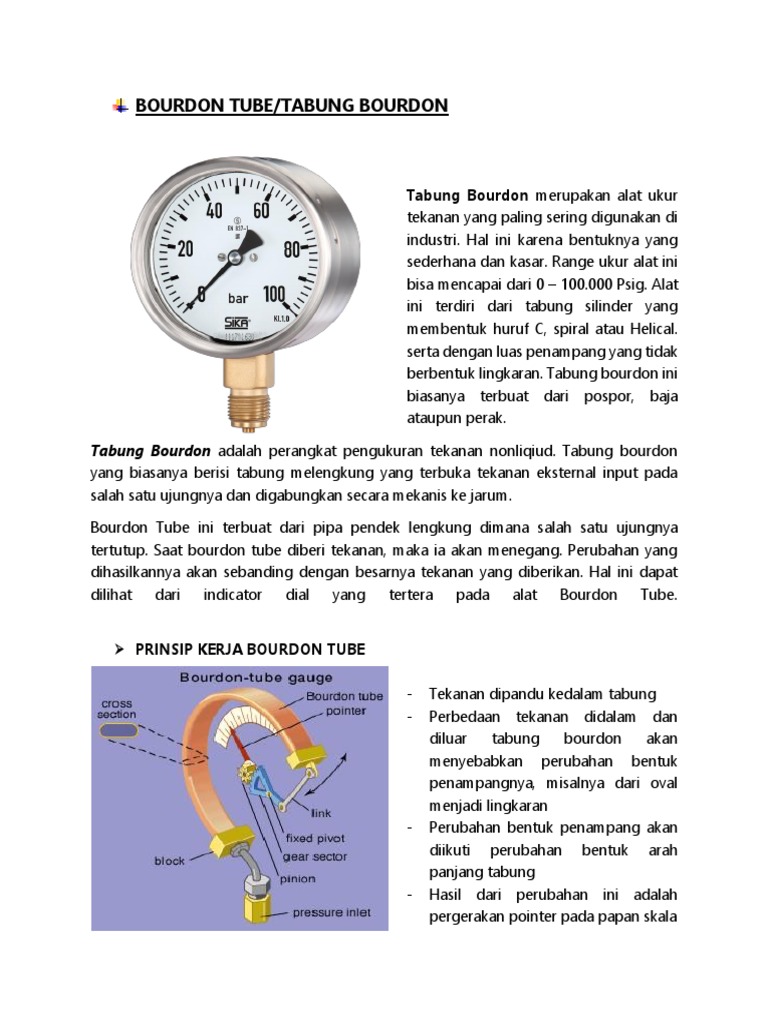 Bourdon Tube | PDF