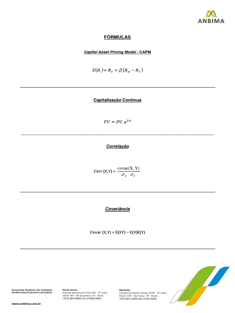 Formulas CEA | PDF | Imposto de Renda | Estatísticas descritivas