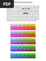 Daftar Nama dan Kode Warna Lengkap | PDF | Catur | Pemrosesan Gambar