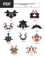 Protocolo de Localizacion Rorschach | PDF