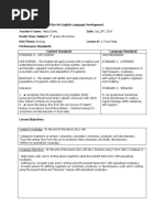 Clil Lesson Plan Template | PDF | Frog | Pupa