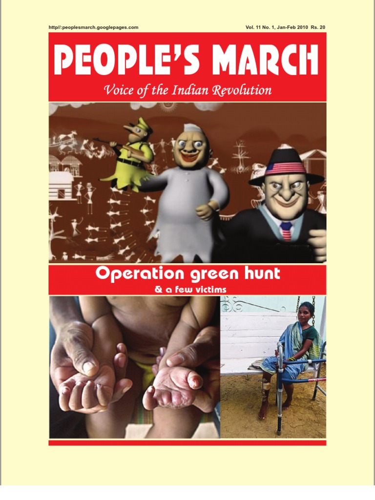People S March ': Operation Green Hunt | PDF | Anti Capitalism | Ideologies