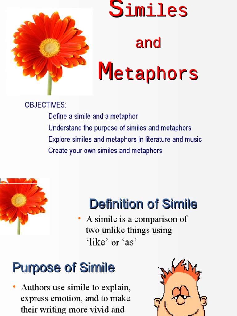 Simile Metaphor Powerpoint