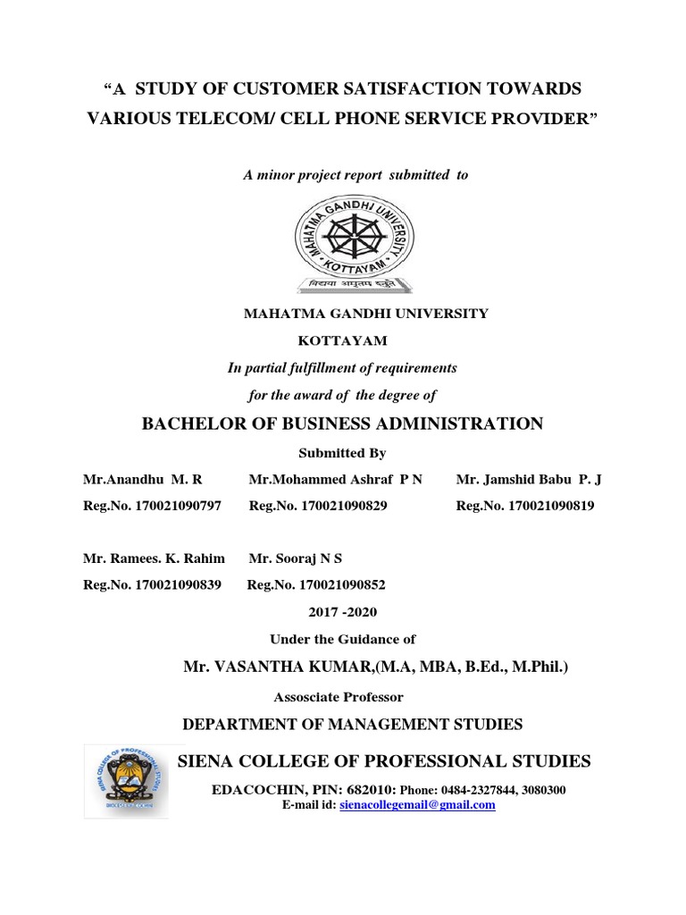 Anandhu Project Front Page 1 | PDF | Academia | Evaluation