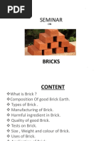 Brick Presentation | PDF | Brick | Cement
