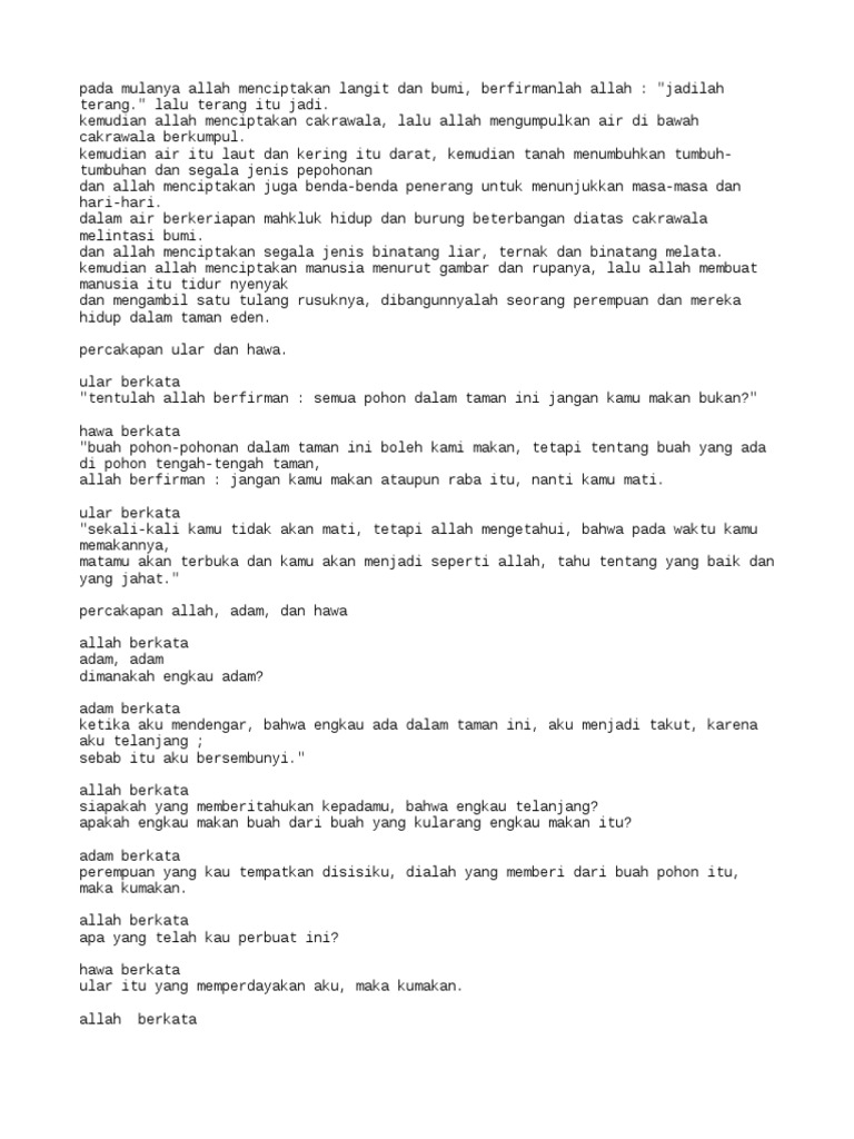 Teks Narator Natal | PDF