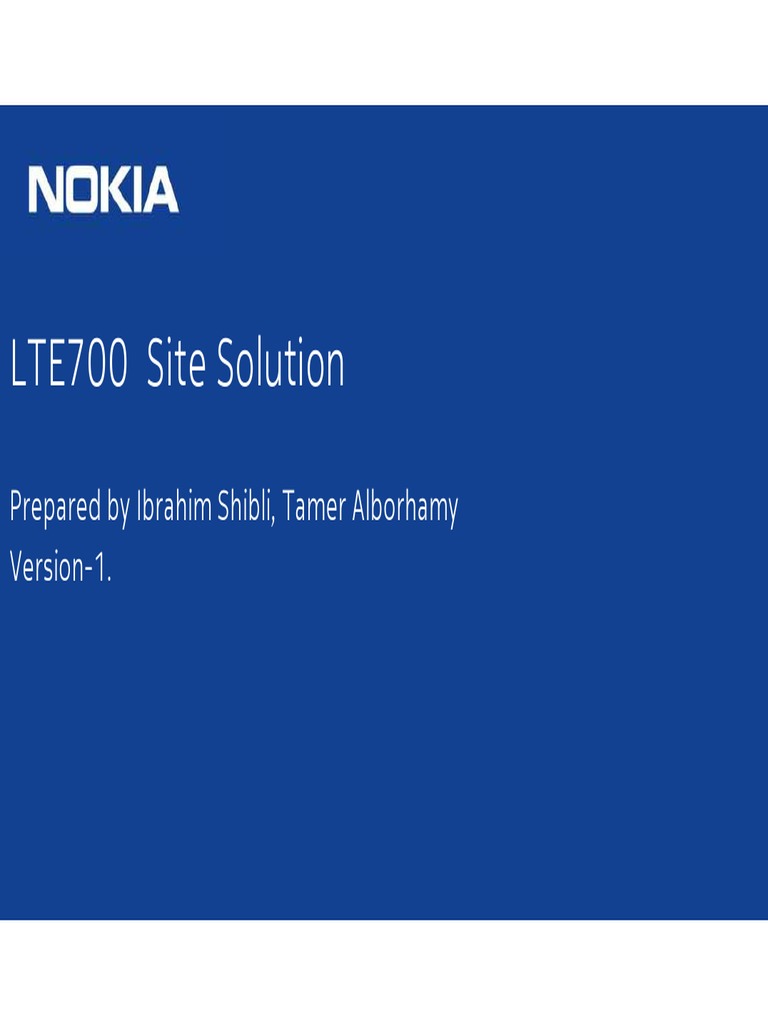 Lte FDD700 Mop V1 | PDF | Rectifier | Electricity