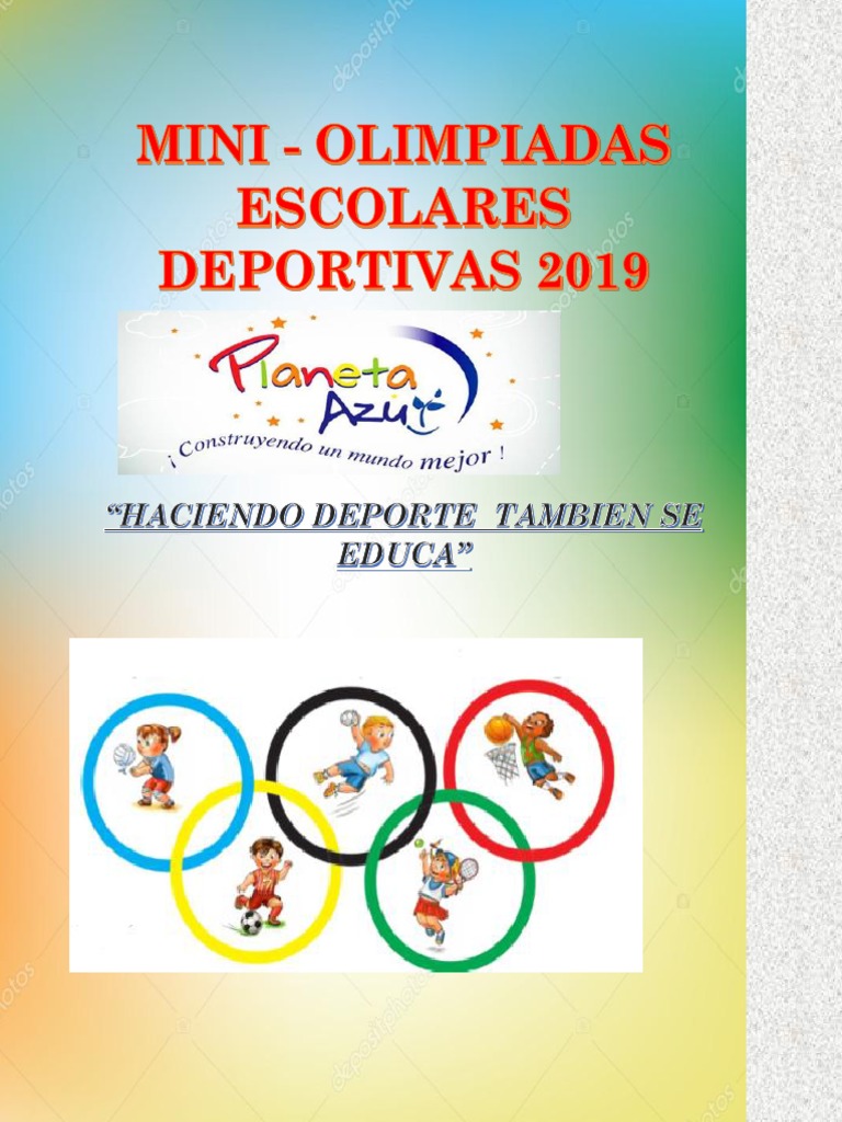 Mini Olimpiadas | PDF | Deportes | Educación primaria